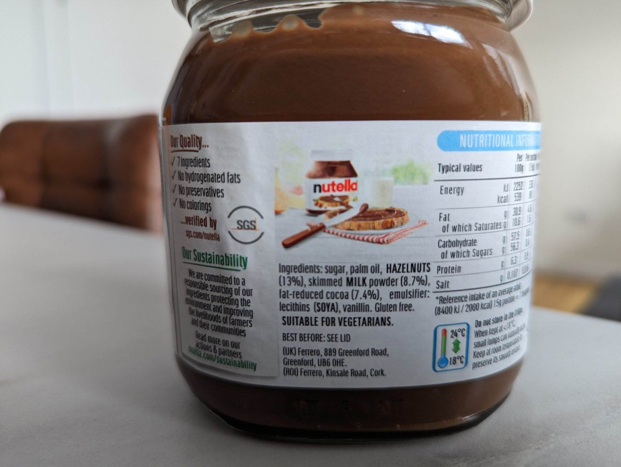 Is Nutella Gluten-Free? - A Delicious Chocolate Hazelnut Spread ...